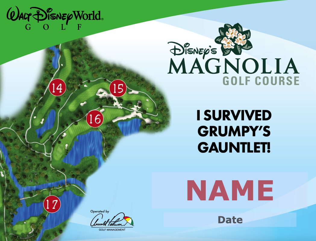 Disney Unveils "Grumpy's Gauntlet": Magnolia Golf Course Transformation ...
